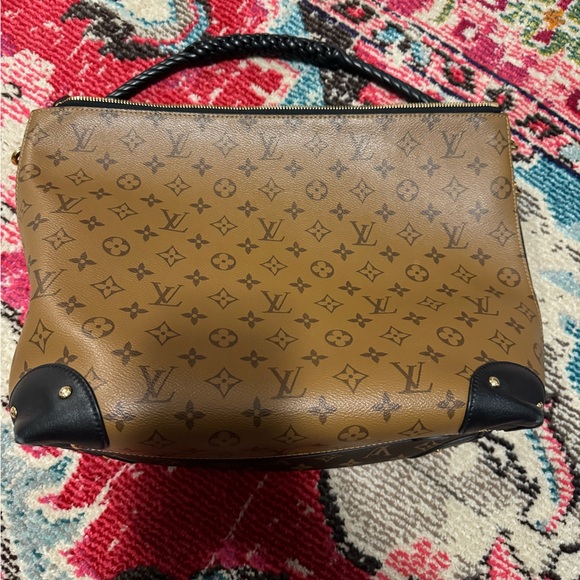 Louis Vuitton | Bags | Louis Vuitton Triangle Softly Bag Reverse ...